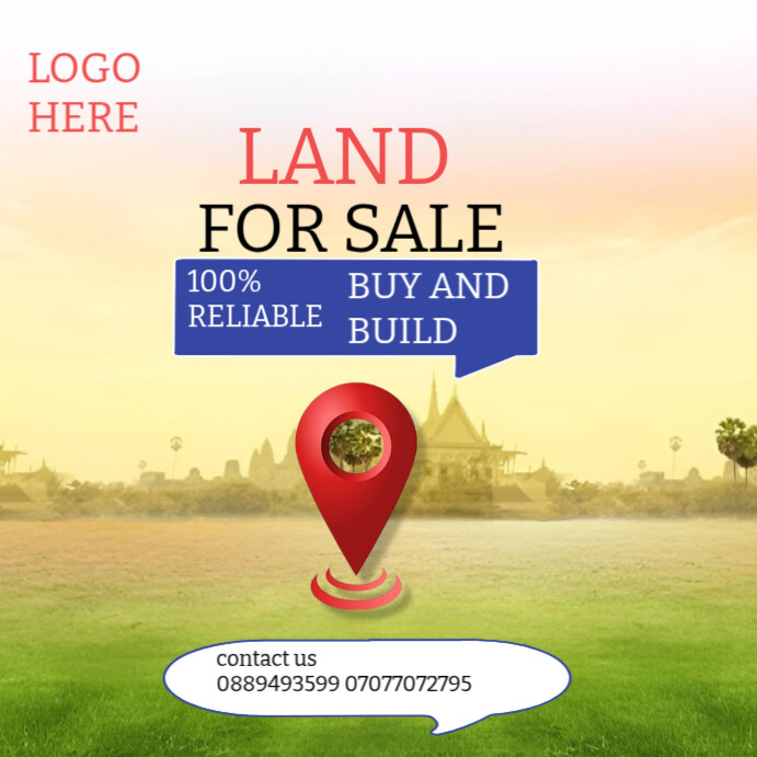 Land for sale Template | PosterMyWall