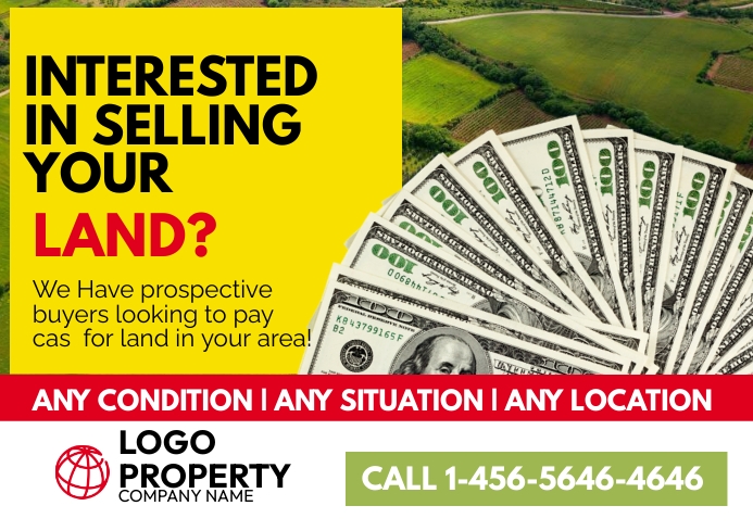 Land For Sale Template | PosterMyWall