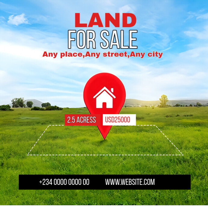 Land for sale flyer Template | PosterMyWall