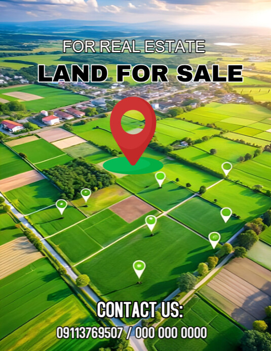 Copy of Land For Sale Poster Flyer (us Letter) | PosterMyWall