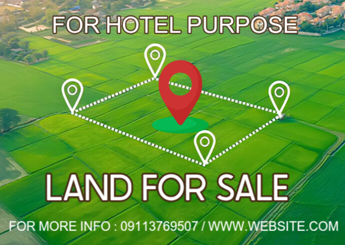 Copy of Land For Sale Sign Postcard | PosterMyWall