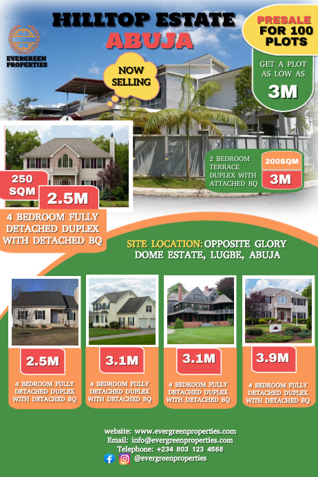 Land Property for sale Template | PosterMyWall