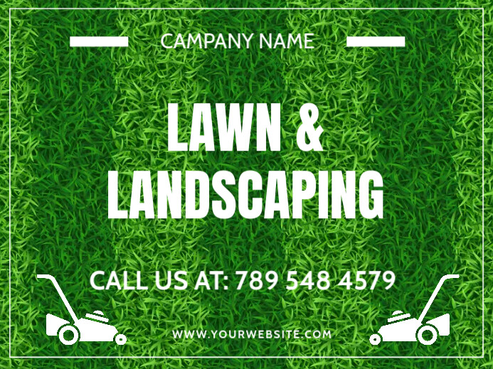 Landscaping & Lawn Care Services Template | PosterMyWall