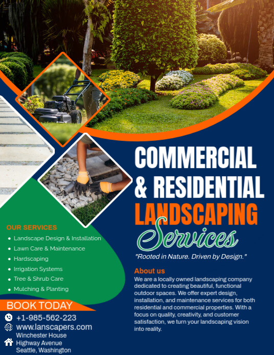 Copy of Landscaping Design Ad | PosterMyWall