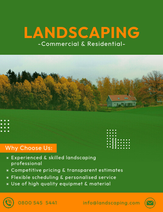 Landscaping flyers Template | PosterMyWall