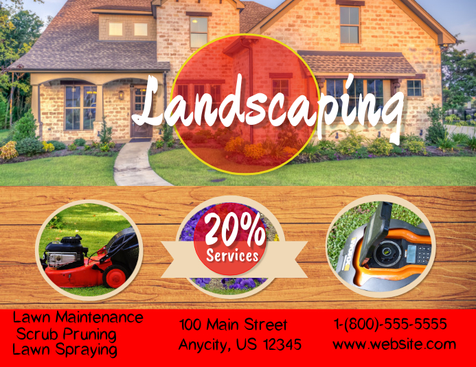Copy of Landscaping | PosterMyWall