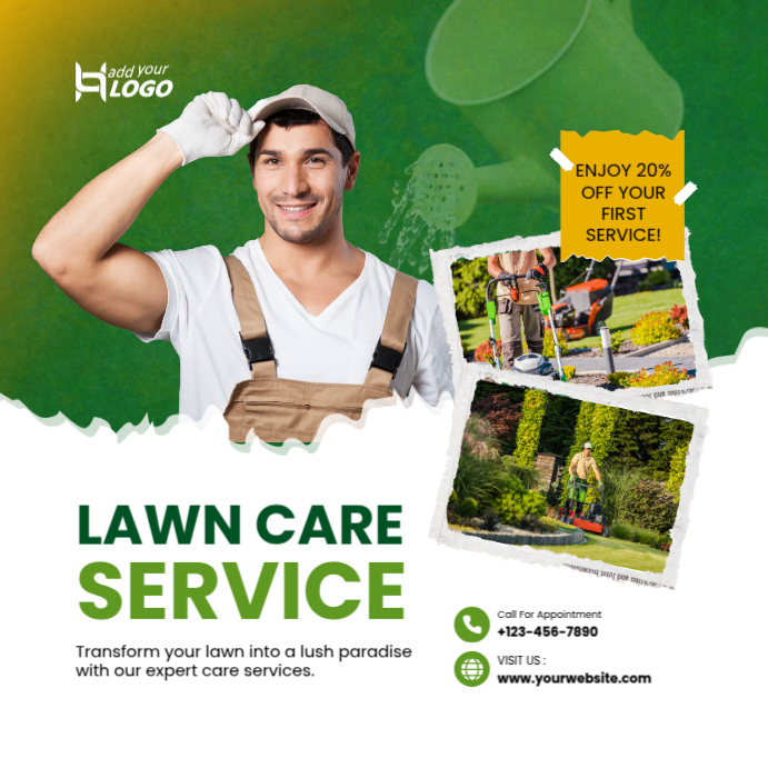 landscaping service Template | PosterMyWall