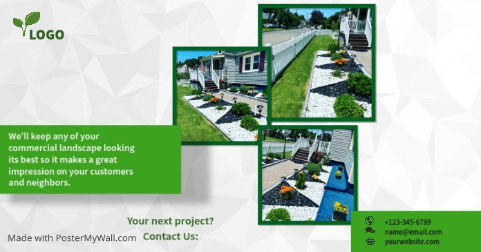 Copy of Landscaping Service Facebook | PosterMyWall