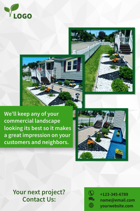 Landscaping Service Poster Template | PosterMyWall