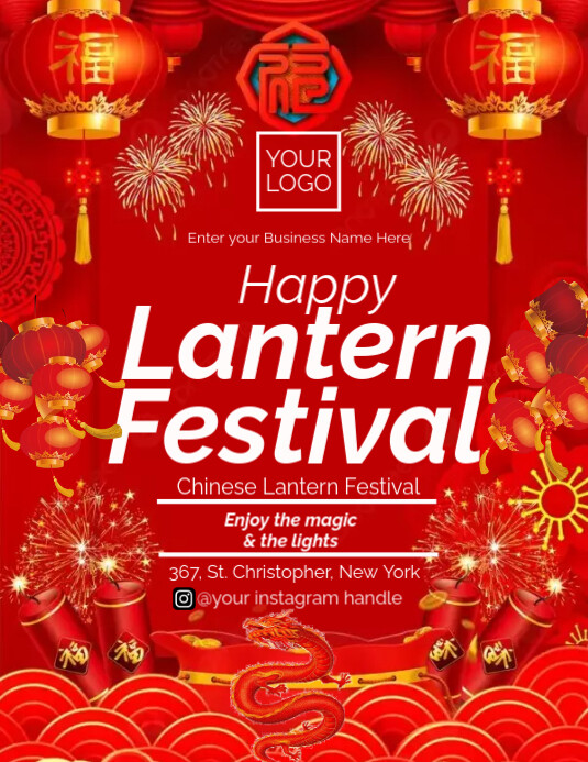 lantern festival Template | PosterMyWall