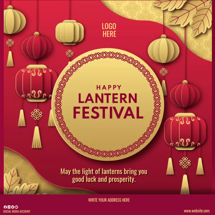 lantern festival Template | PosterMyWall
