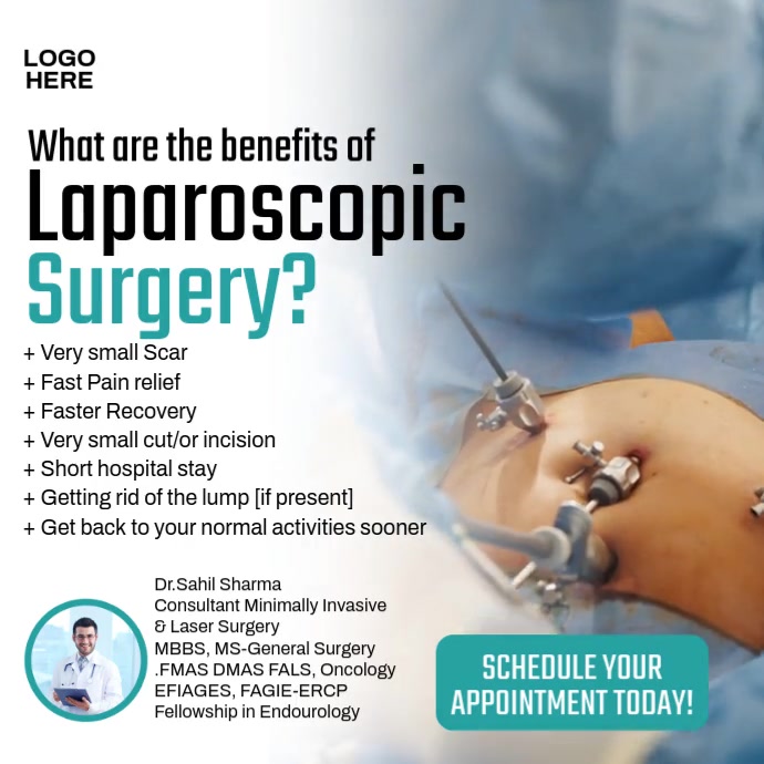 Laparoscopic Surgery Ads Template | PosterMyWall