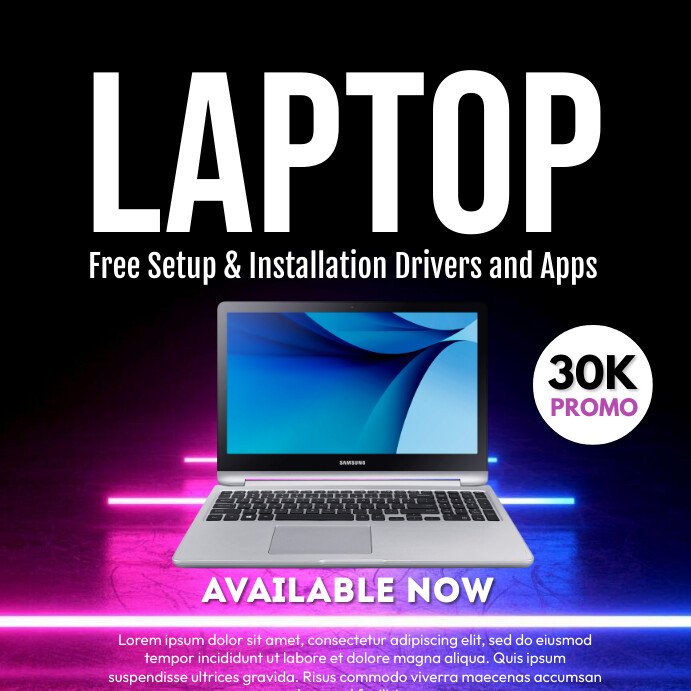 Laptop Best Deals Template | PosterMyWall