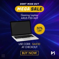 Laptop Computer Sale Offer Square Video Template | PosterMyWall