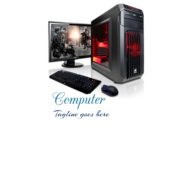 Laptop logo, computer center logo (14) Template | PosterMyWall