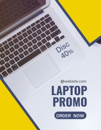 Laptop Promo A3 Template | PosterMyWall