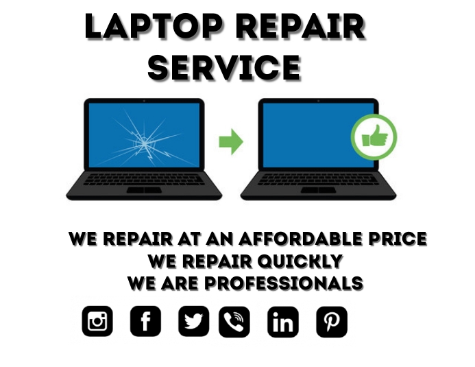 Laptop Repair Flyer Template | PosterMyWall