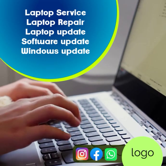 Laptop Repair Instagram Post Template | PosterMyWall