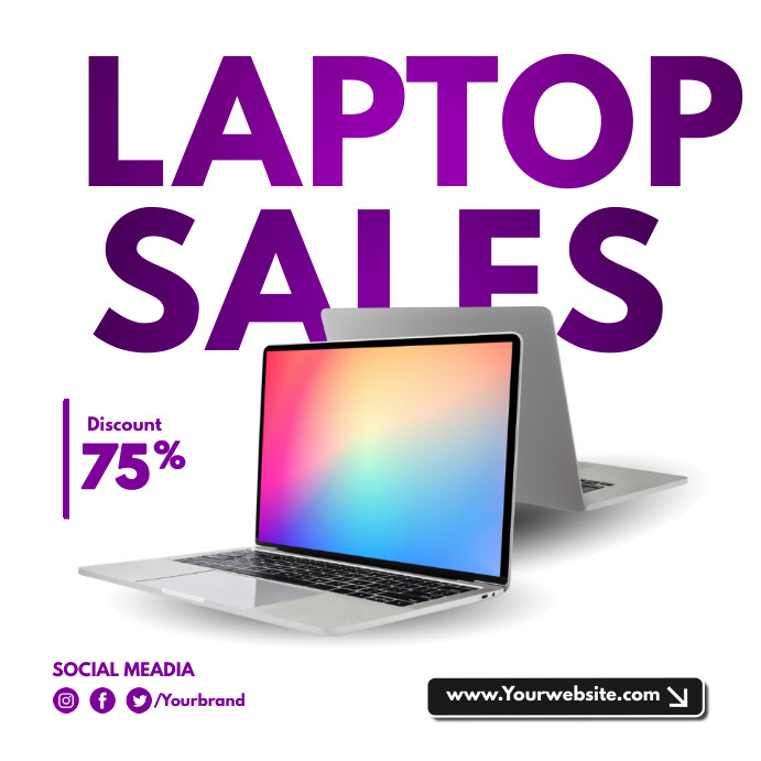 Laptop Sale Ads Template | PosterMyWall
