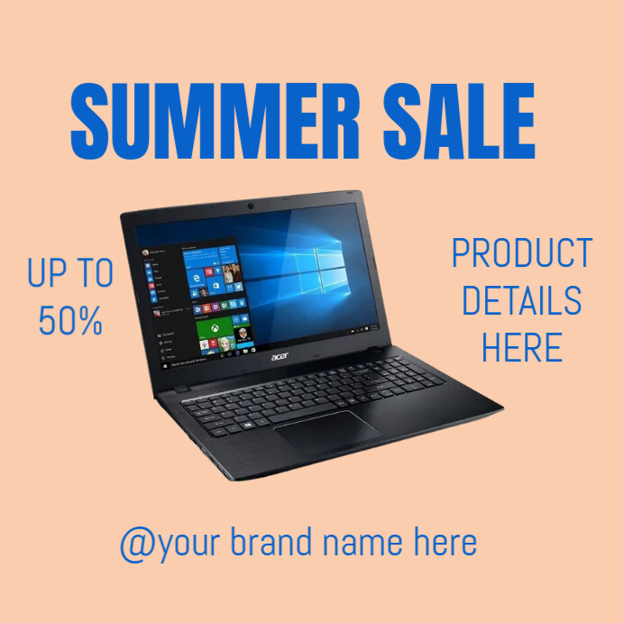 Plantilla de Laptop sale | PosterMyWall