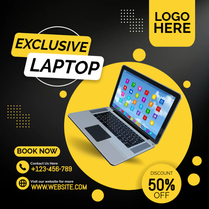 Plantilla de LAPTOP SALE | PosterMyWall