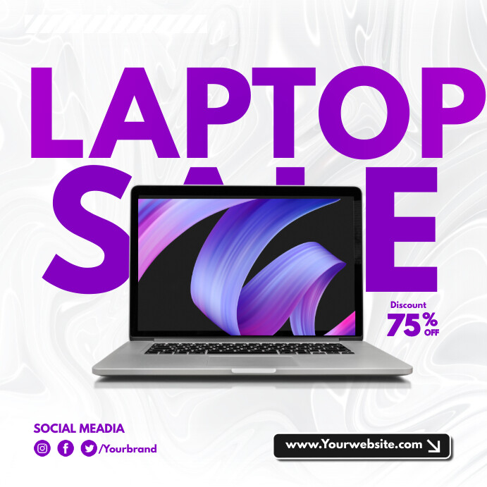 Modèle Laptop Sale Template | PosterMyWall