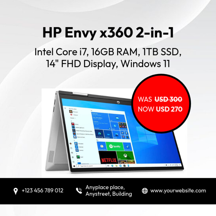 laptop sales poster Template | PosterMyWall