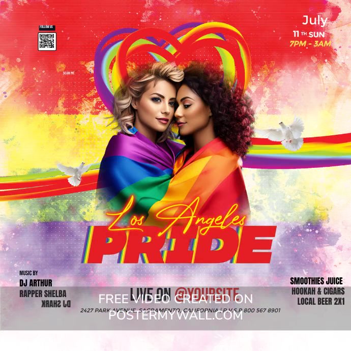 Las Angeles Pride Template | PosterMyWall