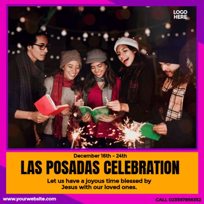 Las Posadas Template | PosterMyWall