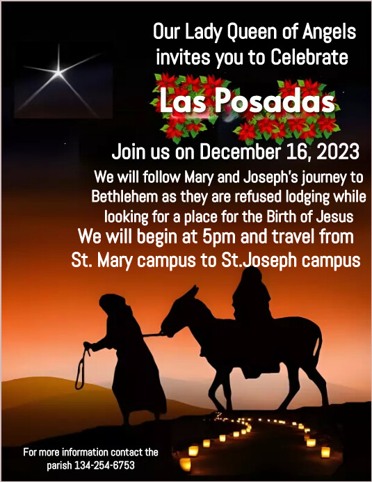 Las Posadas Flayer Template | PosterMyWall