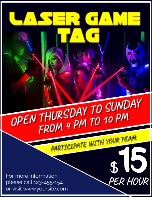 Copy of LASER GAME (1) | PosterMyWall