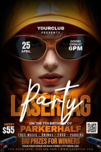 Laser Tag Party Template | PosterMyWall