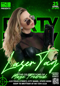 Laser Tag Party Template | PosterMyWall
