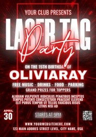 Laser Tag Party Template | PosterMyWall