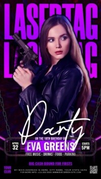 Laser Tag Party Template | PosterMyWall