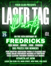 Laser Tag Party Template | PosterMyWall