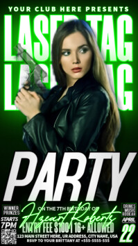 Laser Tag Party Template | PosterMyWall