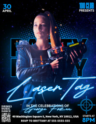 Laser Tag Party Template | PosterMyWall