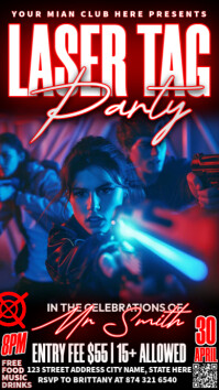 Laser Tag Party Template | PosterMyWall