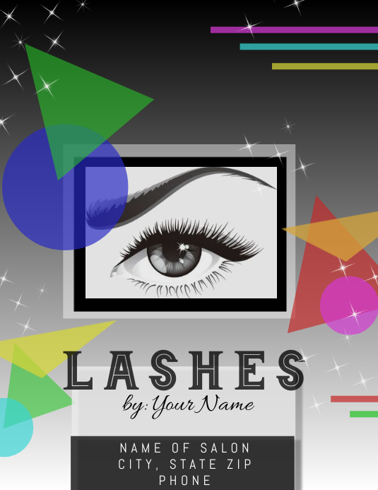 lashes Template | PosterMyWall