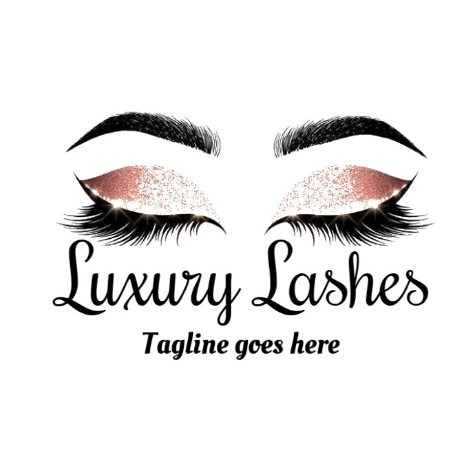Copy of Lashes logo, Beauty and fashion logo (4) | PosterMyWall