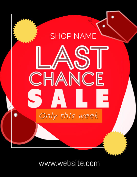Last chance sale flyer template | PosterMyWall