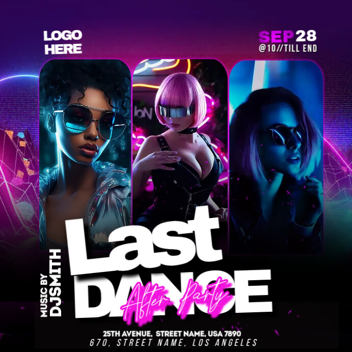 Last Dance Party Template | PosterMyWall