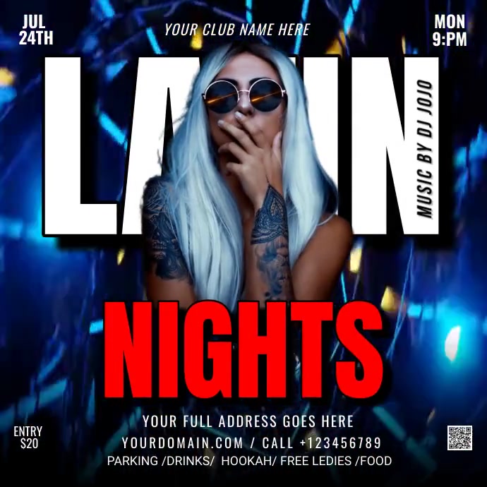 LAST NIGHT (1) Template | PosterMyWall