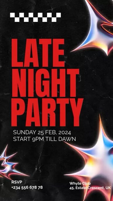 Copy of Late Night Party Flyer | PosterMyWall