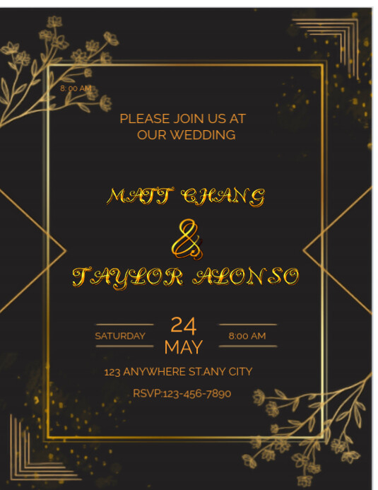 Copy of LATEST WEDDING INVITATION 2025 | PosterMyWall