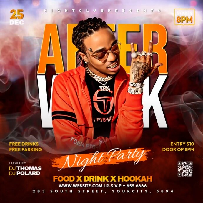 Latin Night Party Flyer Template | PosterMyWall