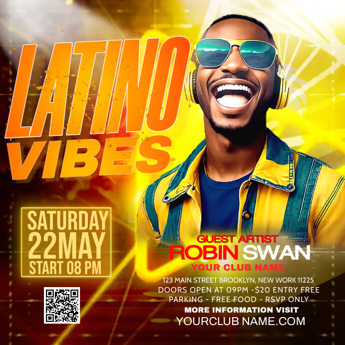 Latin Party flyer Template | PosterMyWall