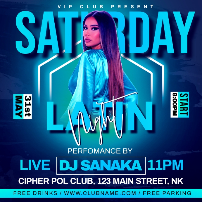 latin party flyer Template | PosterMyWall