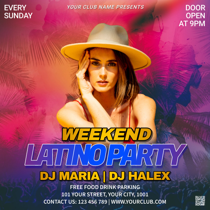 latin party flyer Template | PosterMyWall
